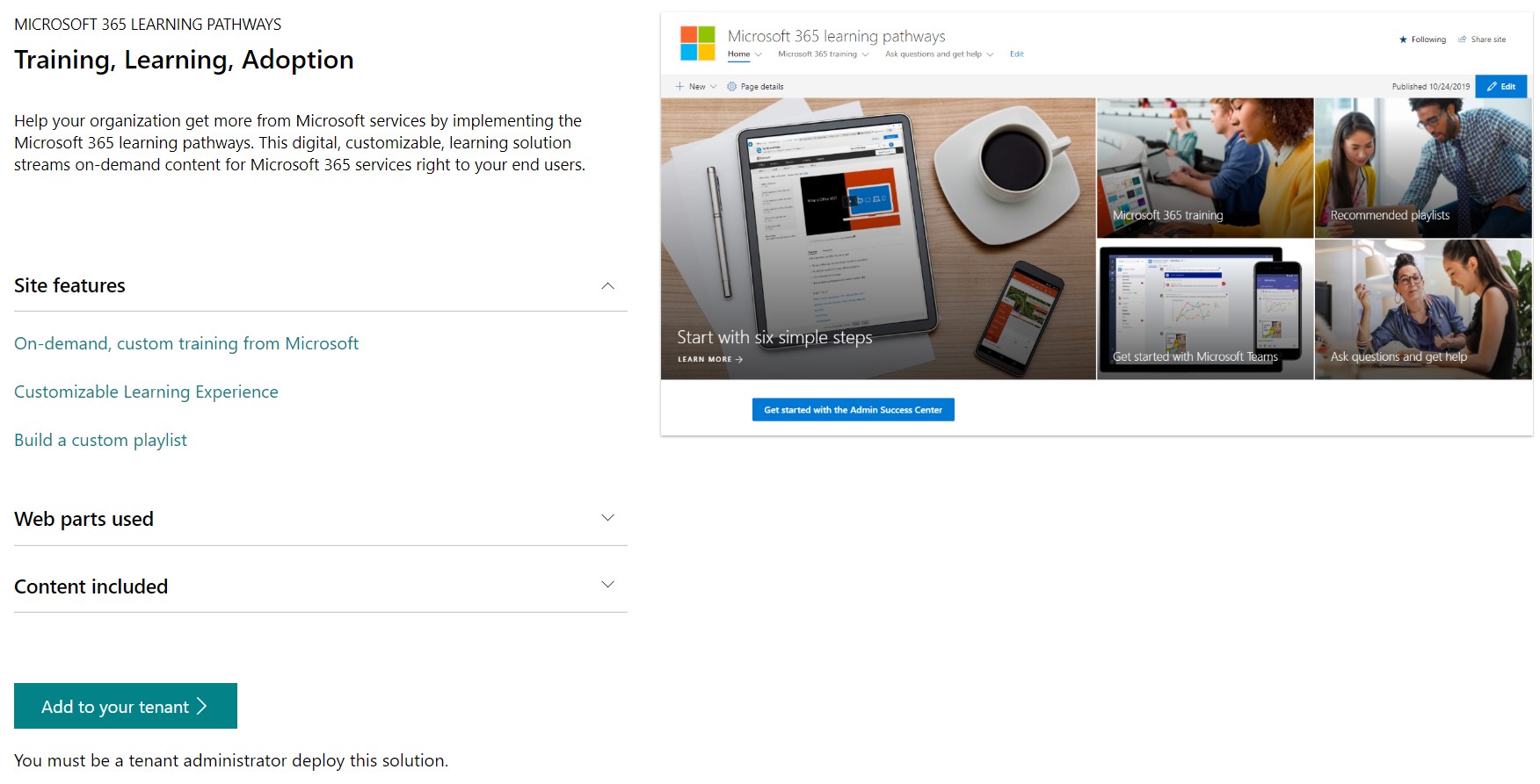 Use the SharePoint look book to build your learning platform with ...